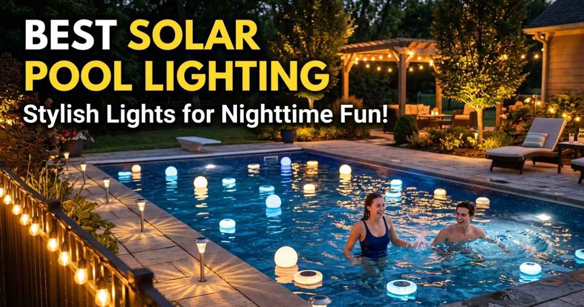 8 Best Solar Lighting for Pool for a Stunning Nighttime Glow ...
